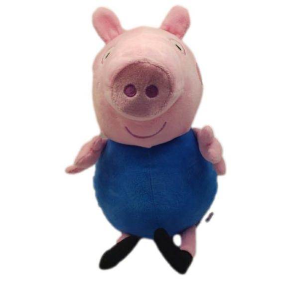Peppa Pig | Toys | Peppa Pig George Fiesta Pink Blue Pig Plush Stuffed ...